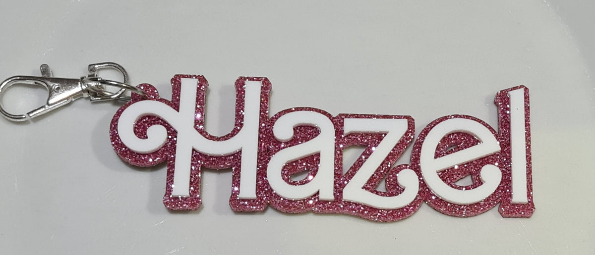 Pink Glamour Name Tags | Bag Tags – Mist Designs