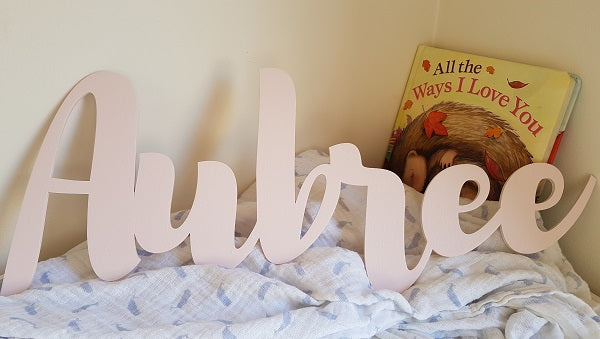 Scripted Name Sign - font 1 – Mist Designs