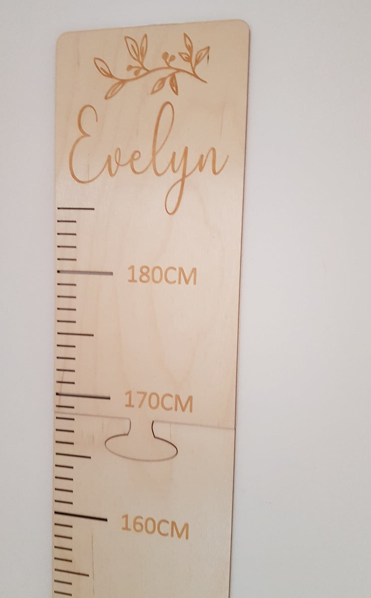 Wooden Height Chart – Mist Designs